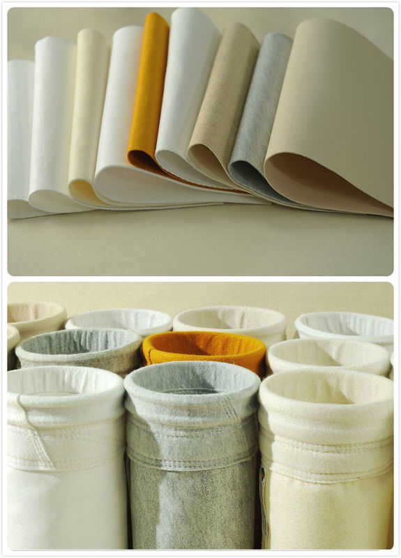Professional Polyester Filter Cloth With PTFE Membrane Anti - Acid