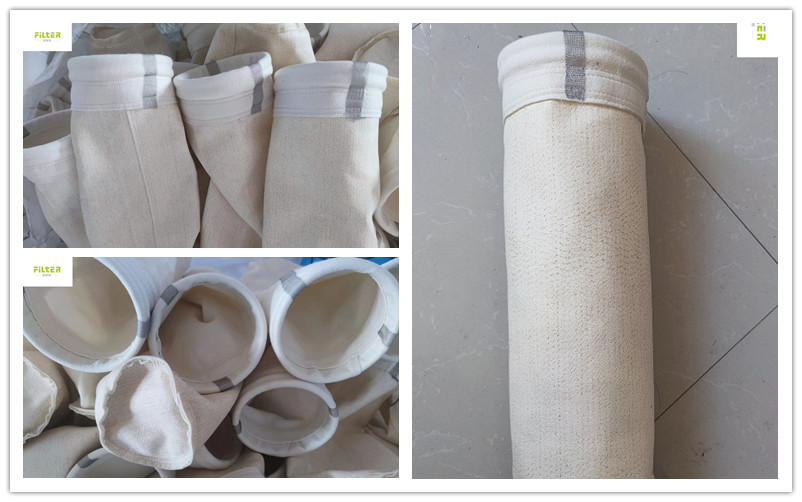 PTFE Membrane Dust Collector Polyester Nomex Filter Bag For Gas ...
