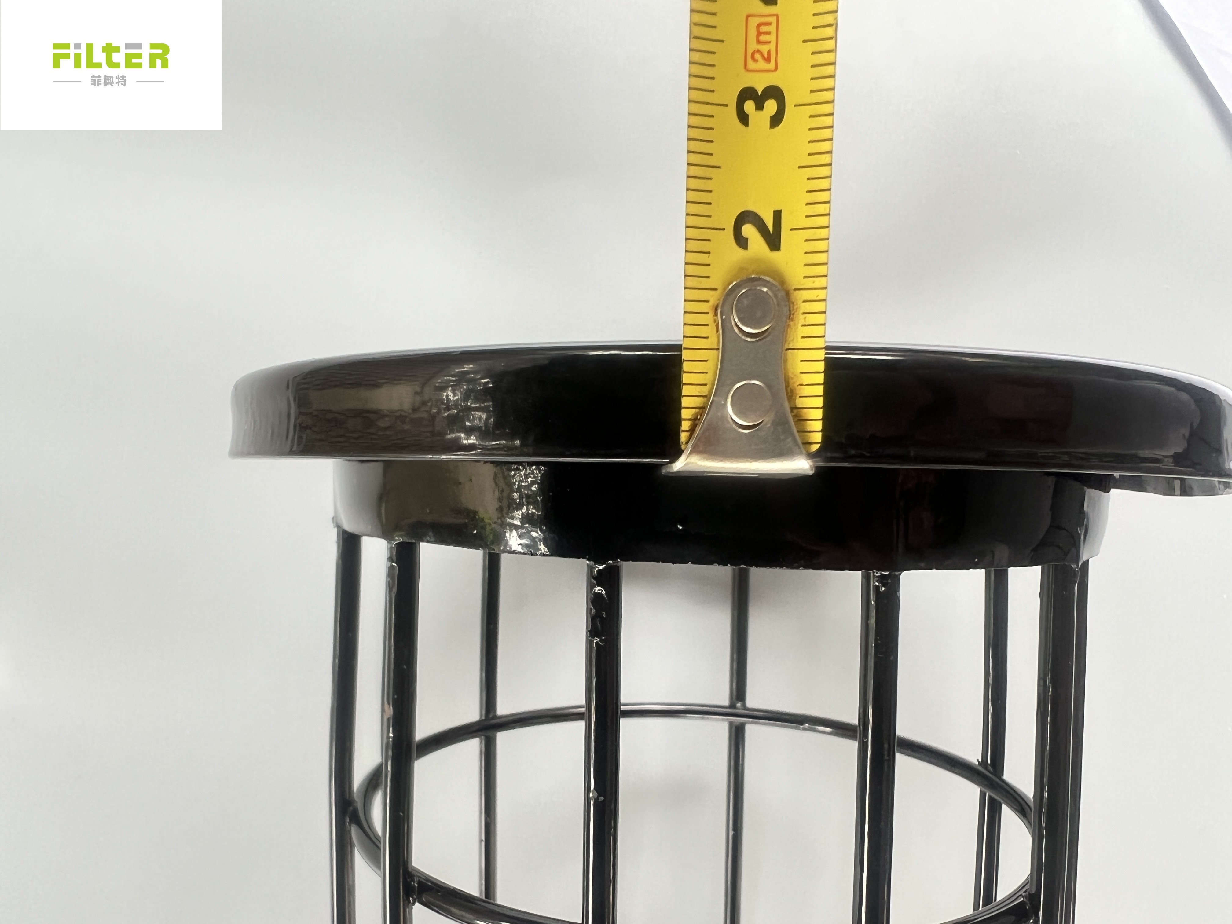 99% Dust Collector Filter Bag Cage SS304 Steel Wire Material