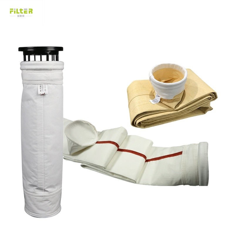 High Temperature Fiberglass PTFE Dust Collector Filter Bag For Air Filter
