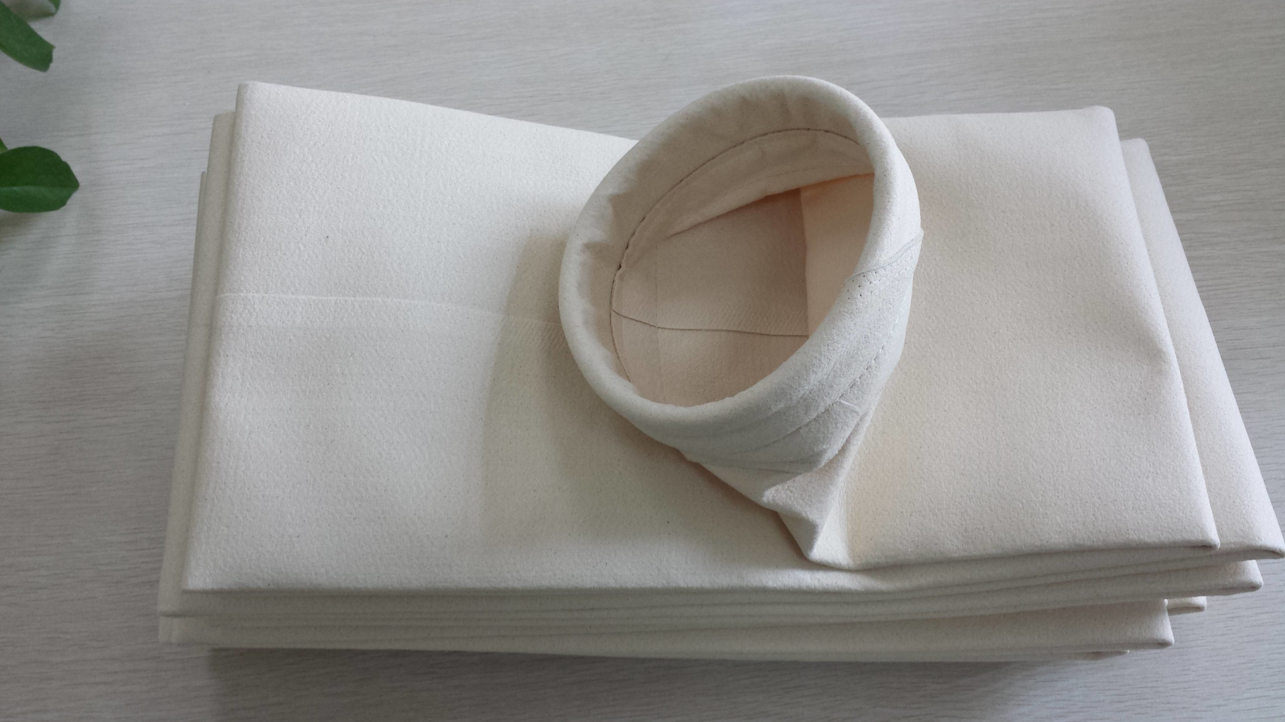 Calendering Steel Furnace Water and Oil Repellent PPS Filter Bag